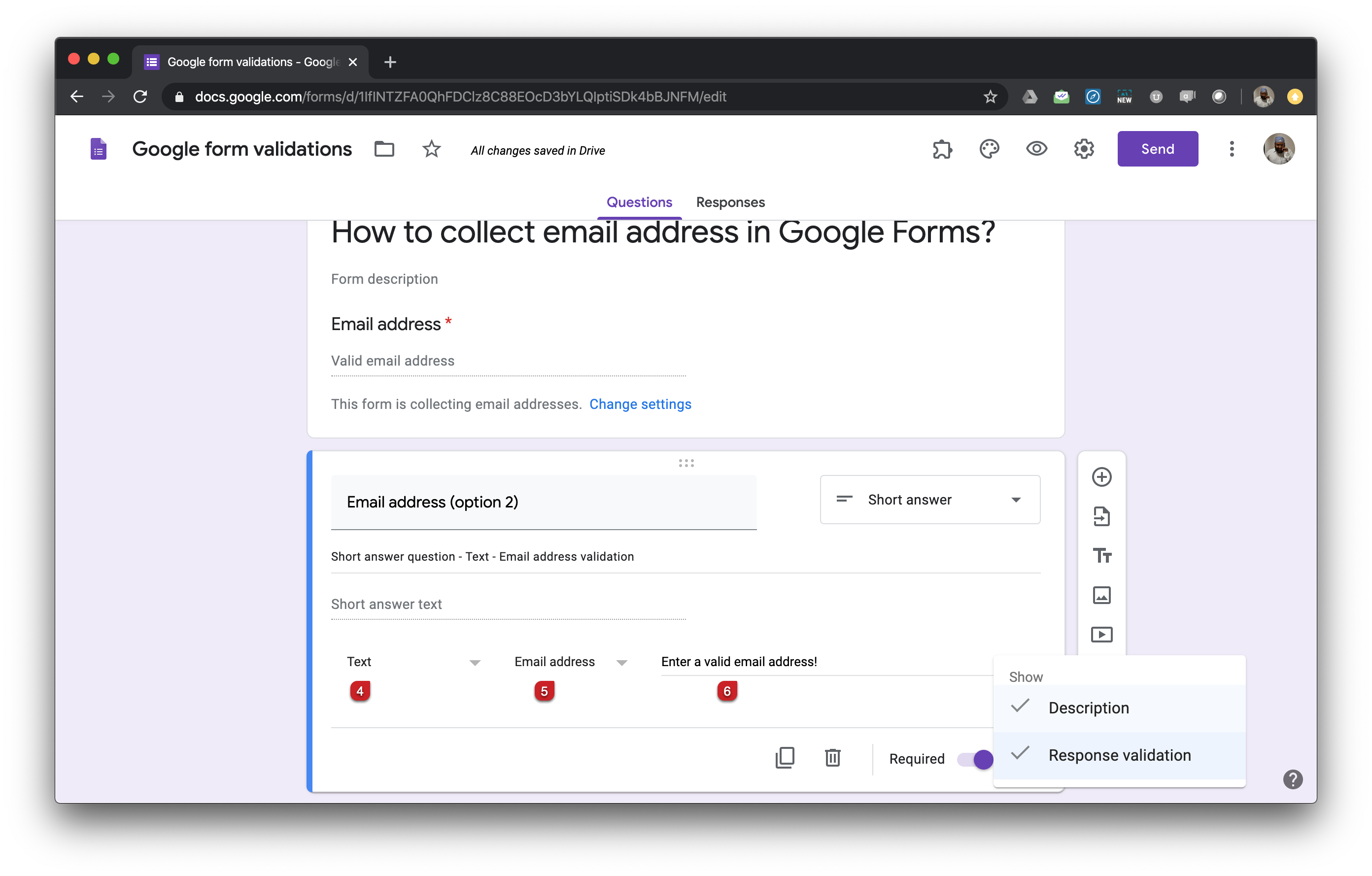 Formfacade Email Address