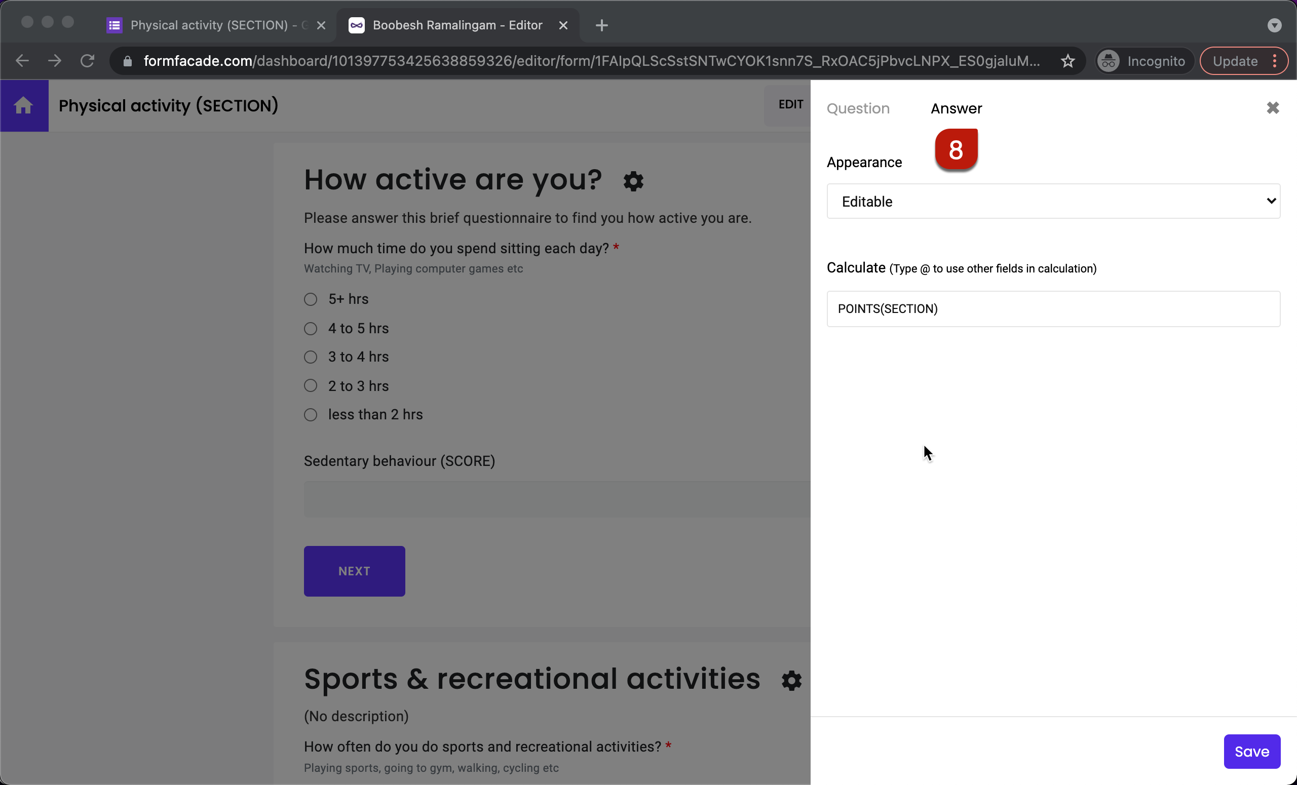 How To Calculate Scores For Each Section In Google Forms 