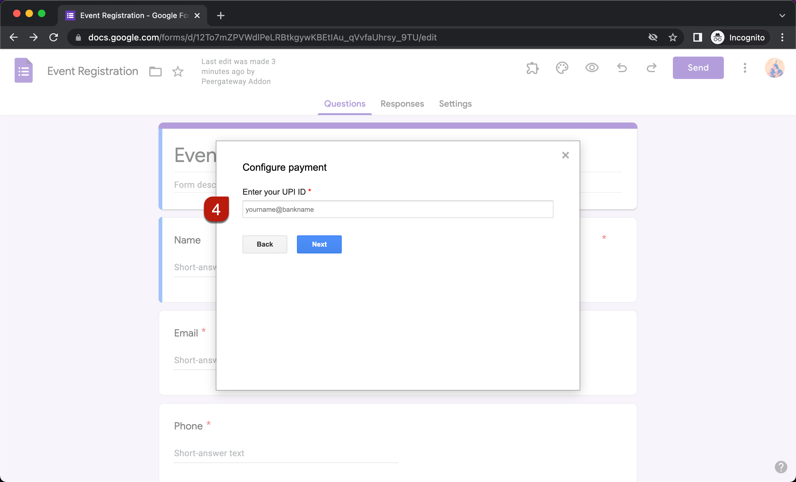 How To Accept UPI Payments In Google Forms 
