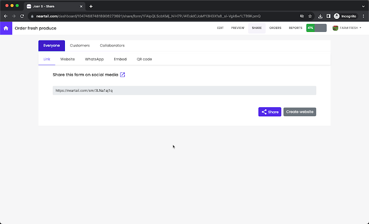 How to create your website and use it on social media?
